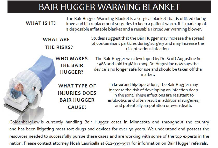 Minneapolis Bair Hugger Injury Lawyers | Goldenberg Lauricella, PLLC